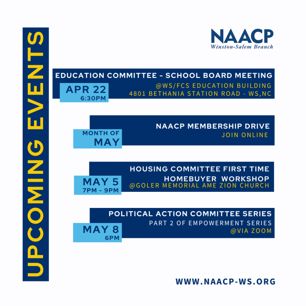 NAACP – NAACP WINSTON-SALEM CHAPTER BRANCH #5471